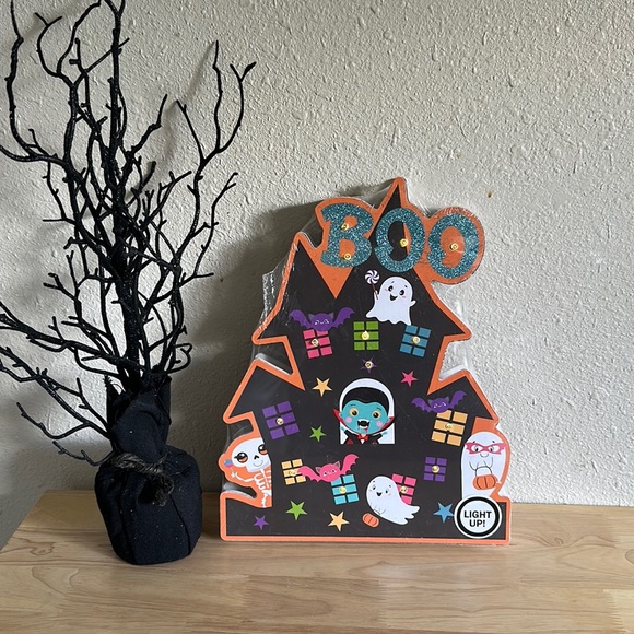 Target | Holiday | New Halloween Led Haunted House Decor Sign Has ...